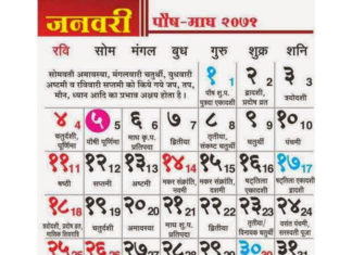 Hindu month names – RitiRiwaz