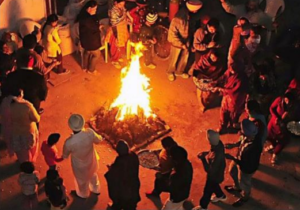 Lohri bonfire