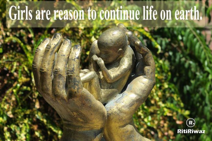 Save Girl Child Slogan | RitiRiwaz