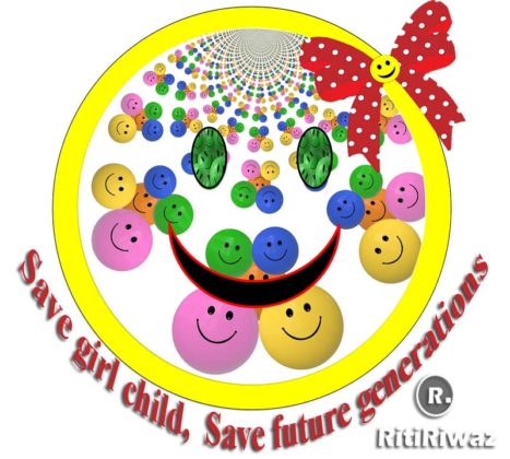 Save Girl Child Slogan | RitiRiwaz