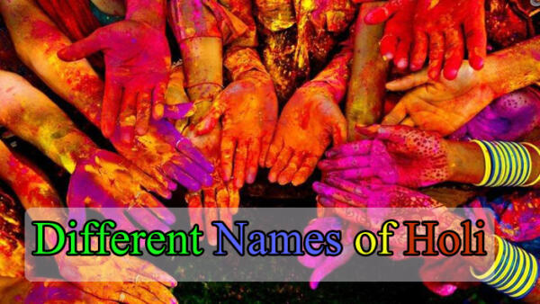 Different Names of Holi Festival | RitiRiwaz