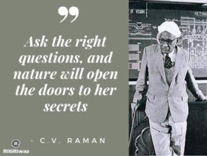 Popular C. V. Raman Quotes | RitiRiwaz