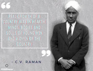 Popular C. V. Raman Quotes | RitiRiwaz