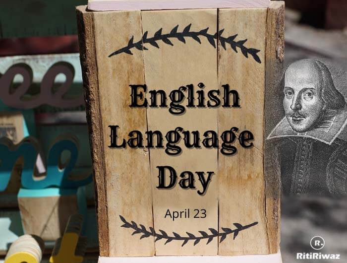 World English Language Day 23 April RitiRiwaz World English Language Day 23 April RitiRiwaz