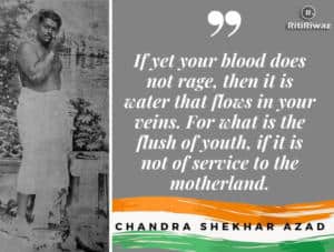 Chandra Shekhar Azad Quotes On Freedom Struggle