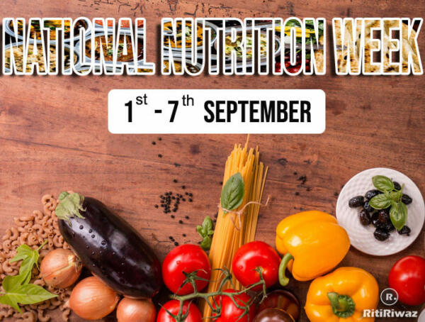 National Nutrition Week (1st September to 7th September)
