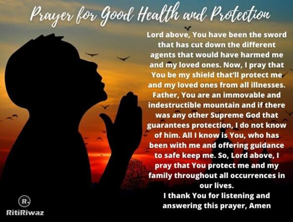 7 Prayer for Health and Wellness | RitiRiwaz